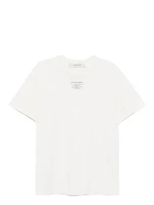 GOLDEN GOOSE Worn-white T-shirt