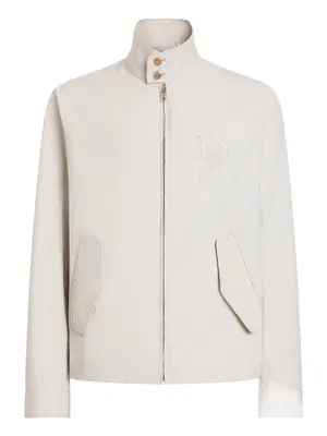 Dolce & Gabbana Logo-appliqué Jacket - Neutrals