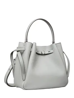 Tory Burch Romy Bucket Bag Light Granite