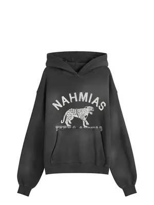 NAHMIAS Terraestiva Relaxed-fit Hoodie - Worn Black
