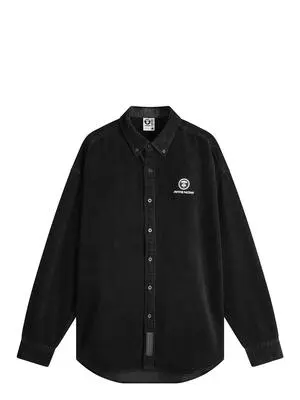 A BATHING APE Aape Now Corduroy Shirt - Black