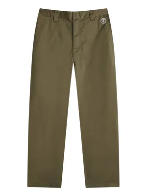 A BATHING APE Now Chino Trousers - Dark Khaki