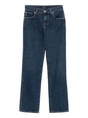 7 For All Mankind Calie Straight Leg Jeans - Blue