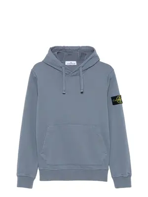 Stone Island Compass-badge Hoodie - Blue