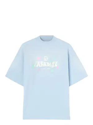 Palm Angels Paradise Palm T-shirt - Blue