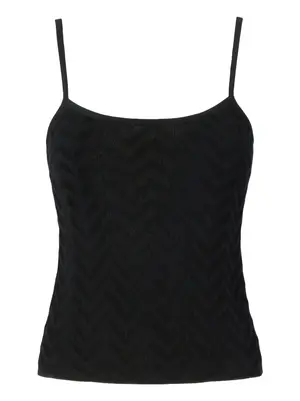 Missoni Zigzag-woven Vest - Black