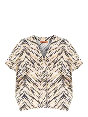 Missoni Zigzag-print Shirt - Neutrals