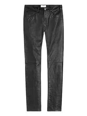 Celine Lou Soft Lambskin Jeans - Black