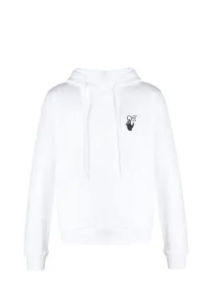 Off-White Slim Fit Pascal Arrow Hoodie - White/black