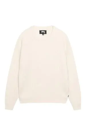 StÜssy Stussy Waffle Knit Cashmere Crew Natural