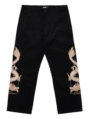 PALACE Double Dragon Tour Plain Pant - Black