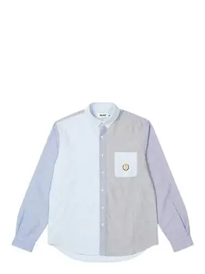 PALACE Mixed Oxford Shirt - Blue