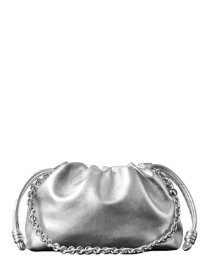 Loewe Flamenco Clutch - Silver