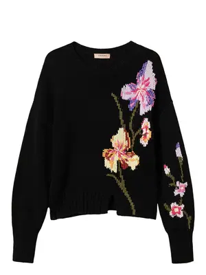 TWINSET TWINSET Floral-Embroidered Sweater
