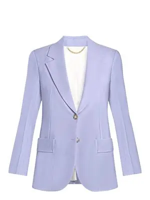 Victoria Beckham Victoria Beckham Wool Tailored Jacket Bluebell