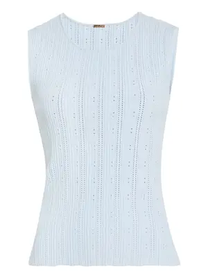 Adam Lippes Adam Lippes Pointelle Jacquard Tank Top Mist