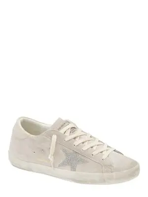 GOLDEN GOOSE Super-star Low-top Sneakers - Grey/ Silver