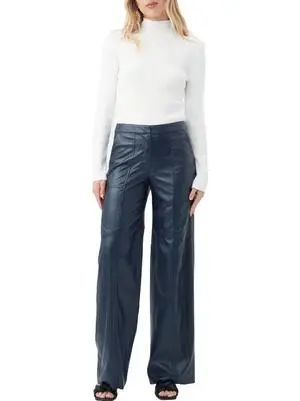 Trina Turk Driftwood Wide Leg Pants - Indigo