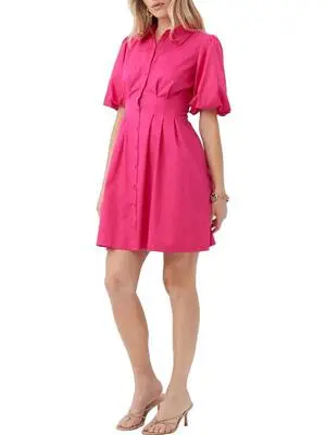 Trina Turk Trina Turk Galine Shirt Dress Petal Pink