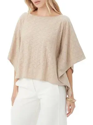 Trina Turk Wrap 2 Poncho - Chai
