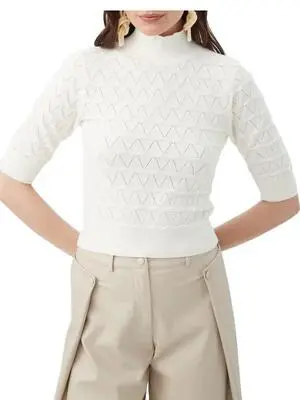 Trina Turk Trina Turk Mali Pullover Whitewash