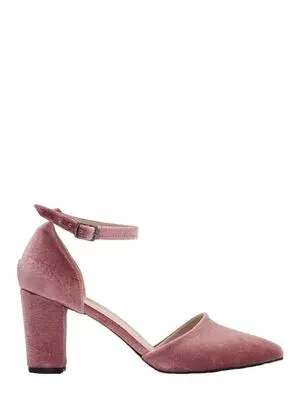 FOREVER & ALWAYS SHOES Gisele High Block Heels - Rose