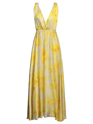 LIU •JO Floral Print Maxi Dress - Yellow
