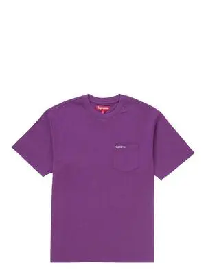 Supreme Short Sleeve Pocket Tee Shirt (fw24) Purple