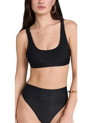 Beach Riot Peyton Bikini Top - Black