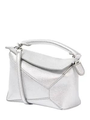 Loewe Loewe Puzzle Edge Mini Bag Silver