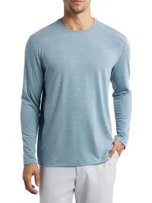 FREE FLY Shade Long-sleeve T-shirt - Heather Slate Blue