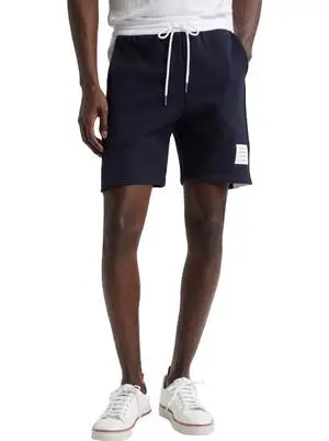 Thom Browne 4-bar French Terry Sweat Shorts - Navy