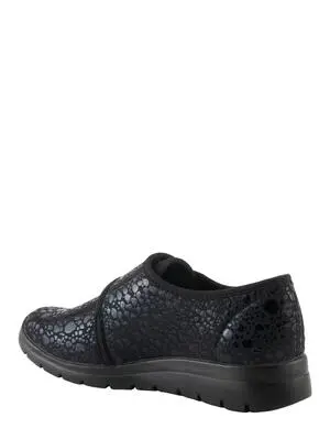 SPRING STEP SHOES Amay Sneaker - Black Croco