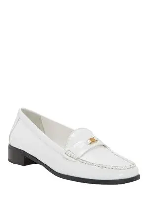 Vince Camuto Colin Leather Loafer Bianco