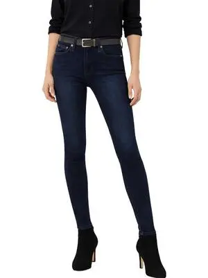 Fidelity Denim Gwen High-rise Skinny Jeans - Falcon Blue