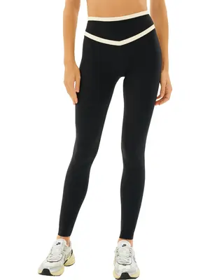 Splits59 Mason High Waist Rigor Full Length Black/creme