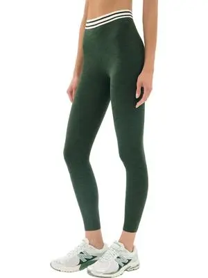 Splits59 Bailey Active Rib High Waist 7/8 Leggings - Heather Military