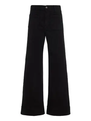 JEANERICA St Monica Stretch High-rise Flared-leg Jeans - Black