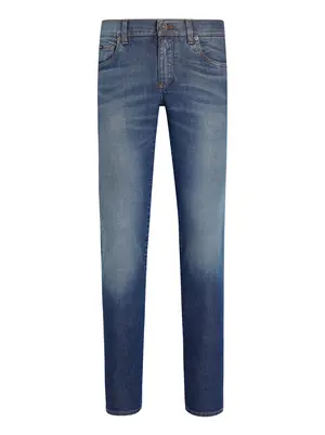 Dolce & Gabbana Stretch Cotton Skinny Jeans - Multicolor