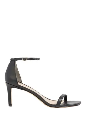 STUART WEITZMAN Amelina 75 Leather Sandals - Black