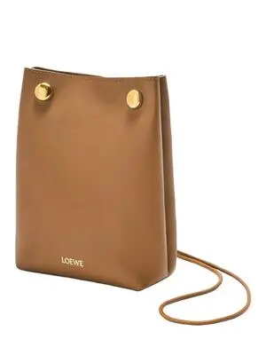 Loewe LOEWE Pebble Pouch Oak