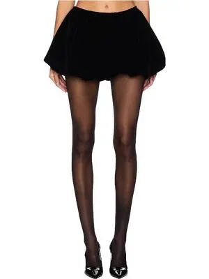 MORE TO COME Allya Mini Skirt - Black