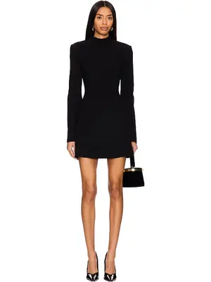 NOOKIE Caroline High Neck Mini Dress - Black
