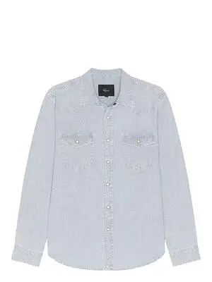 RAILS Rails Roy Button Down Shirt In Blue.