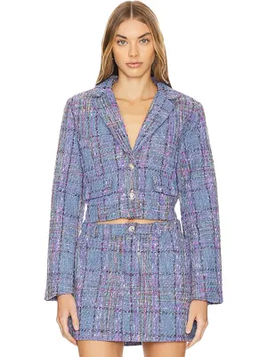 Steve Madden Seraphine Blazer - Blue Multi