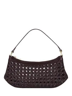 Jw Pei Lily Woven Shoulder Bag - Brown