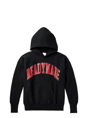 Readymade Logo-print Cotton-blend Jersey Hoodie - Black