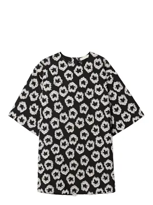 Ulla Johnson Remy Recycled Fil Coupé Faille Tunic - Black