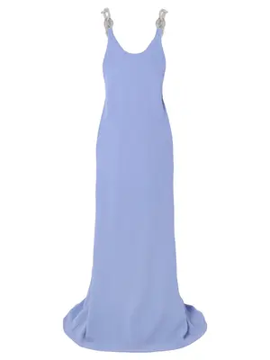 Stella McCartney Crystal-embellished Gown - Purple