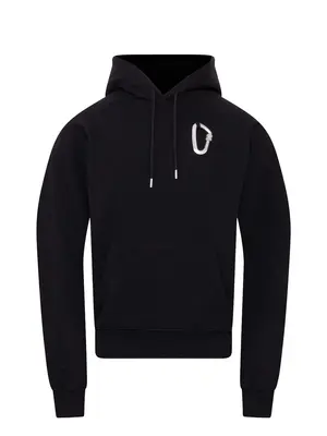 HELIOT EMIL Carabiner-detail Hoodie - Black